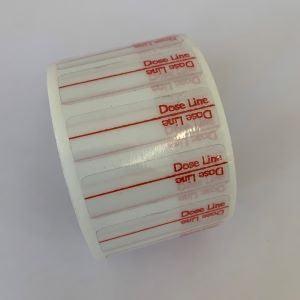 Dose Labels, Clear Vinyl with Red Writing – Ace Vets Supplies